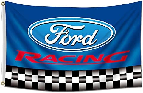 Amazon.com : Daoops Ford Racing flag Car Saleen Mustang Shelby Cobra ...