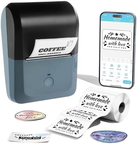 BRONTIX Portable Bluetooth Thermal Printer | Ecommerce Label Printer ...