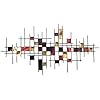 SK Style New - Metal Wall Art Sculpture - Large Underground Burnt ...