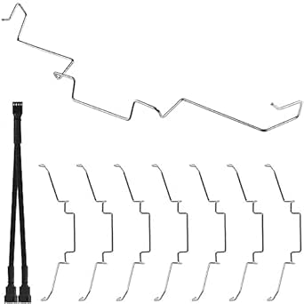 DKARDU Fan Buckle CPU Radiator Cooling Clip PC Fan Hook 12cm Wire ...