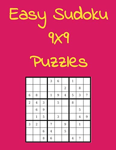 Easy Sudoku 9X9 Puzzles: 30 Puzzles With Solutions : RDH Puzzles ...