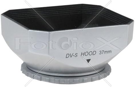 Fotodiox Video Camera, Camcorder DV Lens Hood, Sun Shade, 37mm Silver ...