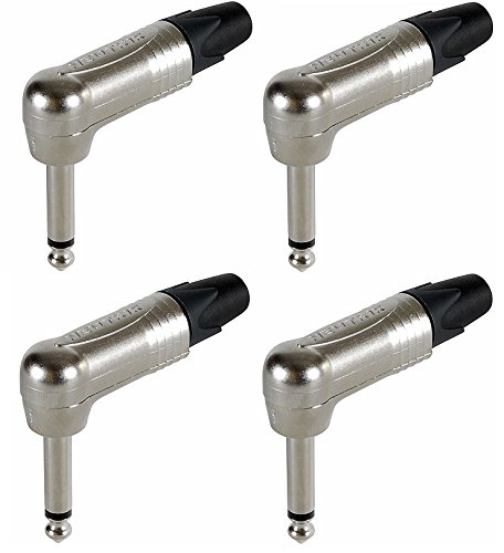Amazon.com: 4 Pack Neutrik NP2RX Mono TS Right Angle 1/4" 6.35mm Guitar ...