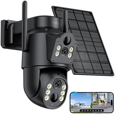 COCOCAM 2K Camera Surveillance WiFi Exterieure sans Fil, Double ...