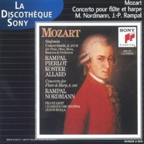 Sinfonia concertante K 297B (FR Import); Conc.Flute&Harp K.299: Amazon ...