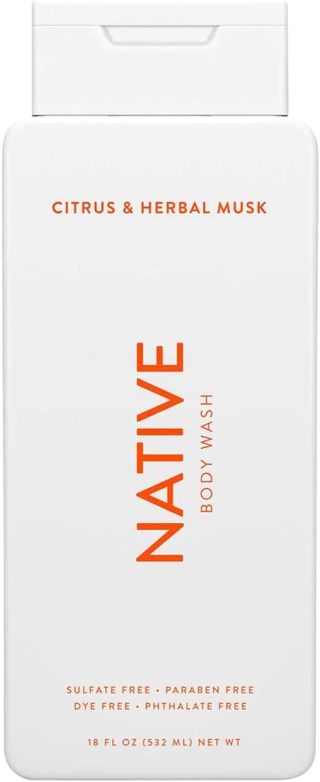 Native Body Wash - Citrus & Herbal Musk - 18 oz (532ml) : Amazon.ca ...