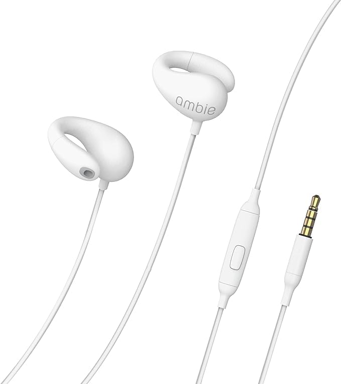Amazon.com: ambie Sound Earcuffs - Open Ear Earbuds Wired Ear Clip 3 ...