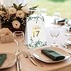 ULELE Wedding Table Numbers 1-25 Plus Head Table Card Double Sided Tent ...