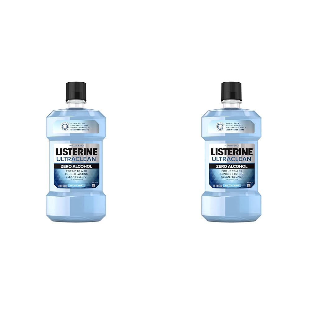 Amazon.com : Listerine Ultraclean Zero Alcohol Tartar Control Mouthwash ...