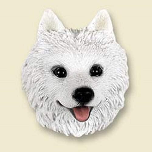 Amazon.com: Conversation Concepts American Eskimo Magnet: Refrigerator ...