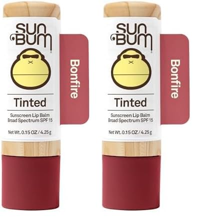 Amazon.com : Sun Bum Tinted Lip Balm Bon Fire | SPF 15 | UVA/UVB Broad ...