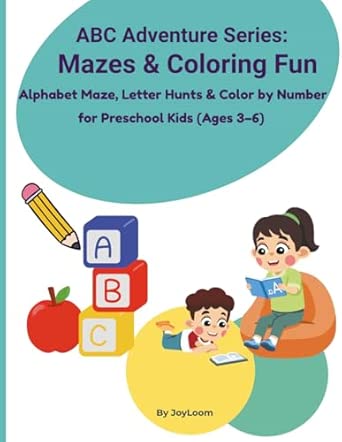 ABC Adventure Series: Mazes & Coloring Fun: Alphabet Maze, Letter Hunts ...