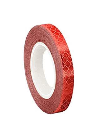 TapeCase 3M 3432 Red Micro Prismatic Sheeting Reflective Tape - 1 in. X ...