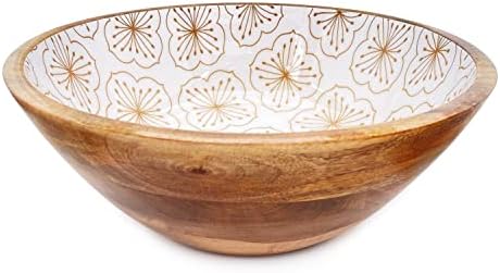 Amazon.com | Evan & Ash Boho Decorative Bowl with Food Safe Designer ...