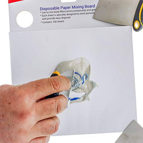 Custom Shop Multi-Layered Disposable Paper Body Filler Mixing Board ...