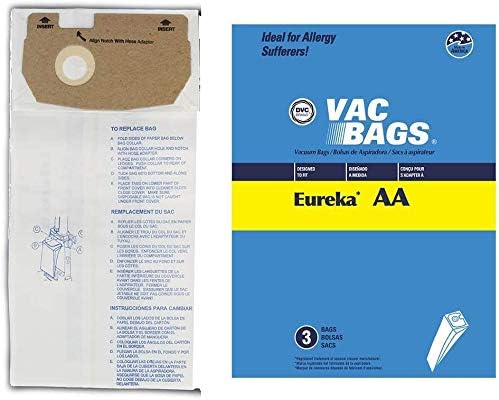 Amazon.com - DVC Vacuum Bags Style AA Fit Eureka Victory, True ...