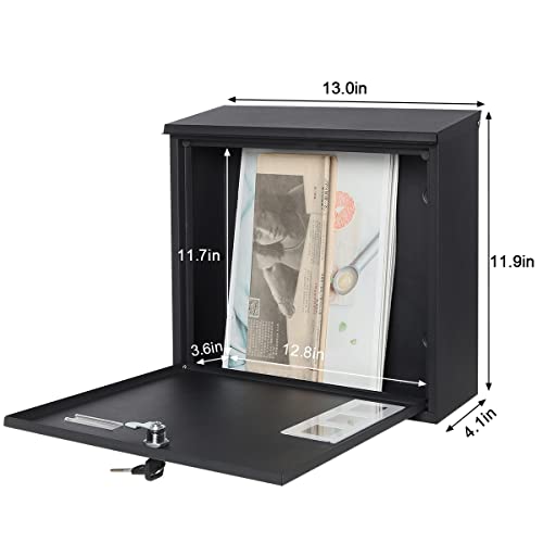 Snapklik Decaller Metal Wall Mounted Mailboxes