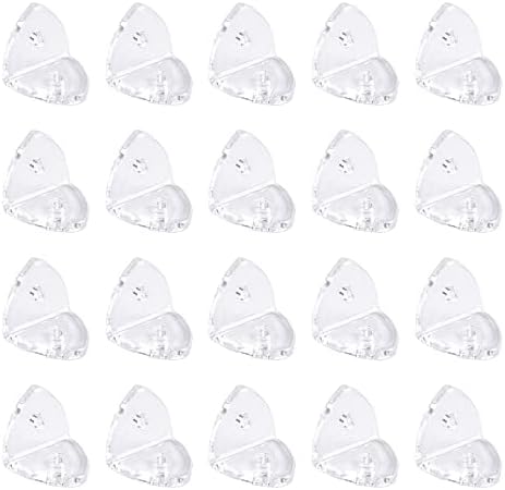 Amazon.com: 4 x Angled L Brackets, Polished Clear Transparent Acrylic ...