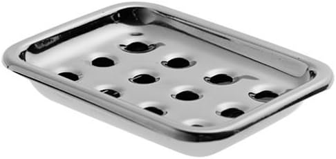 Amazon.com: Steeltek Basic Rectangular Stainless-Steel Soap Dish : Home ...