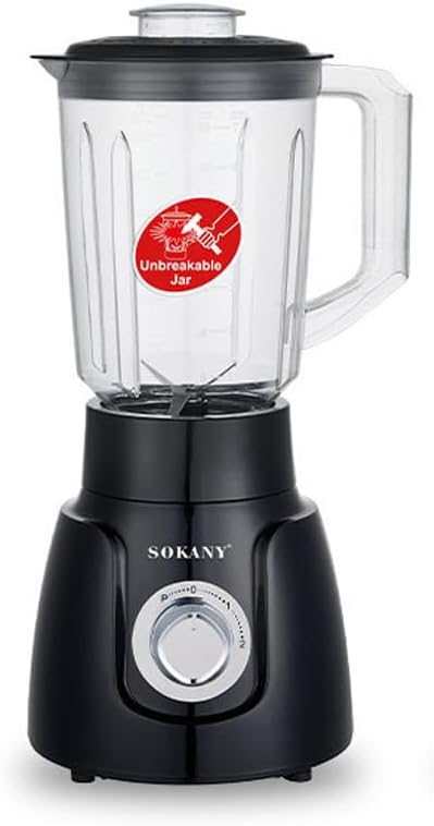 Amazon.com: Sokany SK-185 Multi Purpose Blender 500W 2 in 1 1.6L Food ...