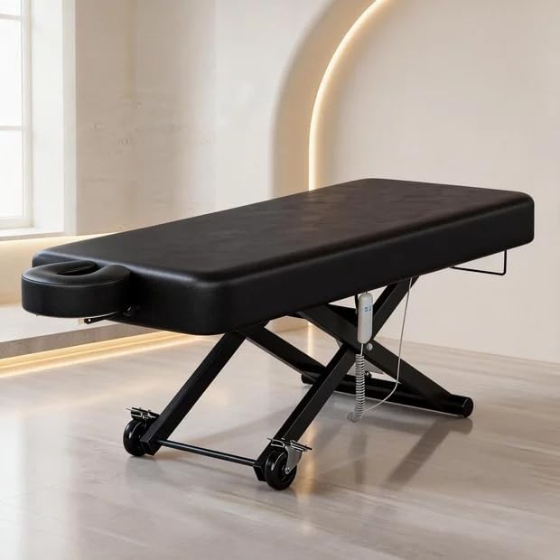 ONPNO Electric Massage Table, 34-80cm Electric Height Adjustable Spa ...
