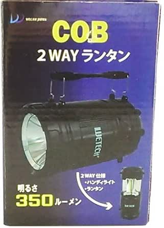 Amazon.co.jp: ランタン 2WAY COB型LED 約350ルーメン ハンディライト 切替 懐中電灯 防災 備蓄品 キャンプ 犬の散歩 ガンメタリック : スポーツ＆アウトドア
