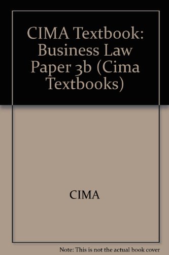 『CIMA Textbook: Business Law Paper 3b』｜感想・レビュー - 読書メーター