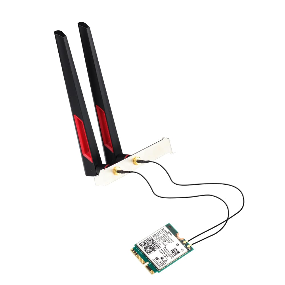 Amazon.com: WiFi 7 BE200 M.2 Kit WiFi Card for Desktop Gaming PC ...