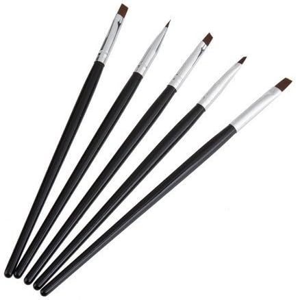 Amazon.com: Jovana Nail Art Painting Acrylic UV Gel Salon Pen Flat ...