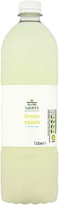 Morrisons Savers Lemon Squash, 1L : Amazon.co.uk: Fashion