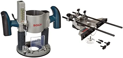 BOSCH RA1166 Plunge Router Base&BOSCH RA1054 Deluxe Router Edge Guide ...