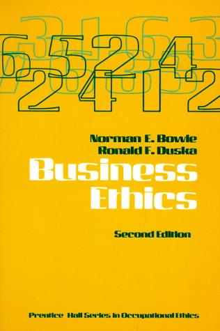 Business Ethics (2nd Edition): 9780130959102: Business Ethics Books @ Amazon.com