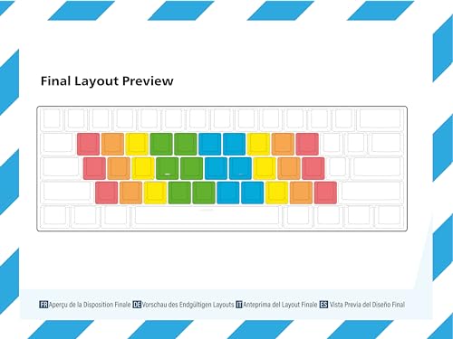 Dyslexic-Friendly Keyboard Stickers | Color-Coded | Ergonomically ...