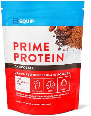 Amazon.com: Equip Foods Prime Protein Powder | Clean, Grass Fed Beef ...