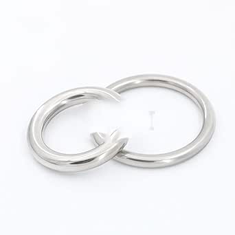 Heavy Duty Welded Round Rings Smooth Solid O Ring 304 Stainless Steel ...