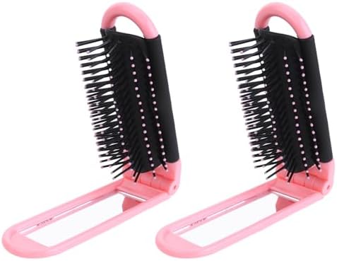 Amazon.com : 2 Pcs Folding Hair Brush Travel Brushes For Hair Foldable ...