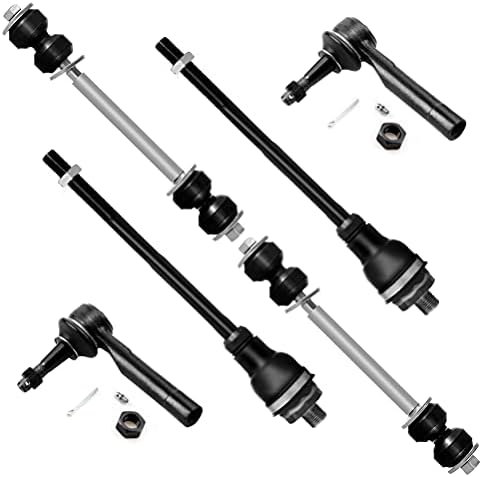 Amazon.com: SCITOO 4pcs Front Suspension Kit Inner Outer Tie Rod End ...
