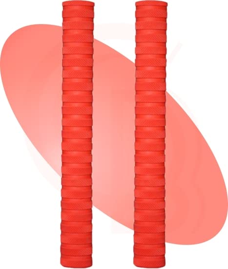 Buy CLOVERBYTE Bat Replacement Red Grip Pack of 2 Soft Rubber Cricket ...