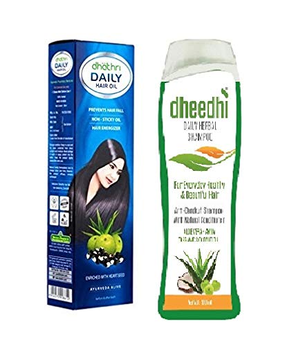 Buy Dhathri Deedhi Shampoo 200 Ml and Daily Hair Care Oil 90 Ml - Total ...