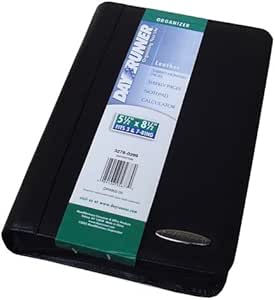 Amazon.com : Day Runner Leather Weekly/Monthly Classic Organizer 3278 ...