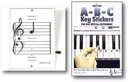 Amazon.com: Wright Way Notefinder and ABC Key Stickers : Arts, Crafts ...