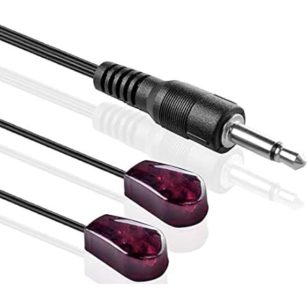 Amazon.com: IR Dual Head emitter (10 Feet) - Dual Head 3.5mm Mini Stick ...