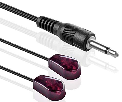 IR Dual Head emitter (10 Feet) - Dual Head 3.5mm Mini Stick on Infrared ...
