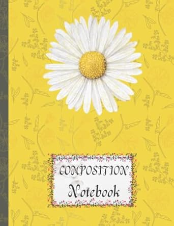 composition notebook: 8.5 x 11 in (21.59 x 27.94 cm) yellow composition ...