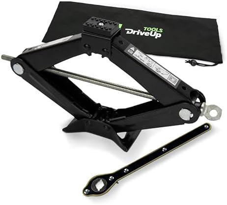 Scissor Jack 2 Tonne with Rubber Pad | Car jack kit | Car jack with ...