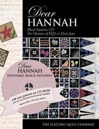 Amazon.com: Dear Hannah CD for EQ5 or Dear Jane software : Arts, Crafts ...