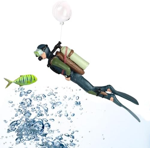 Amazon.com: YOEXON Fish Tank Diver Decoration, Aquarium Floating Diver ...