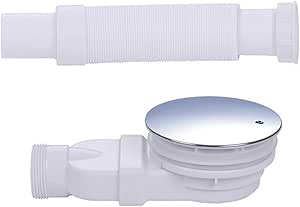 Low Profile Shower Drain 90mm 33 L/min Water Flow Slim Odor Prevention ...