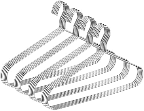 Amazon.com: Neusu Heavy Duty Hangers - 5mm Solid Metal, Hold Over 35 ...