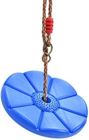 Amazon.com: Sutekus Disc Swing Seat Daisy Disc Tree Swing with Rope ...
